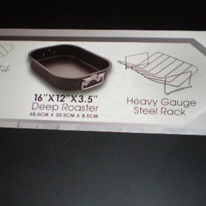 IKO | Kitchen | Ikodiamond Nonstick Deep Roaster With Steel Vshape ...